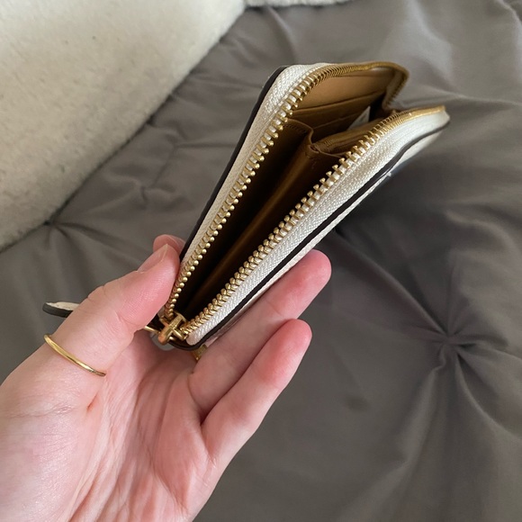 Coach | Bags | Bnwt Coach Light Washed Denim Chalk Wallet | Poshmark